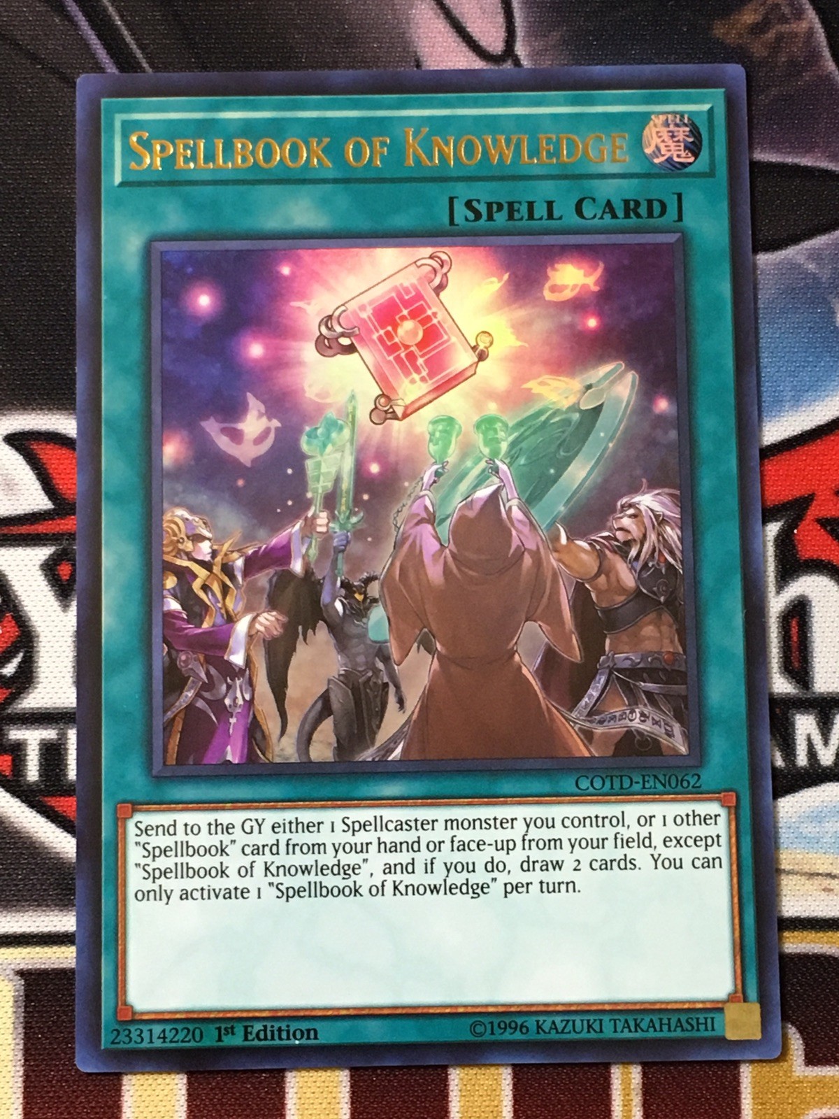 Yu-Gi-Oh - Spellbook of Knowledge - COTD-EN062 - Ultra Rare - 1st ...