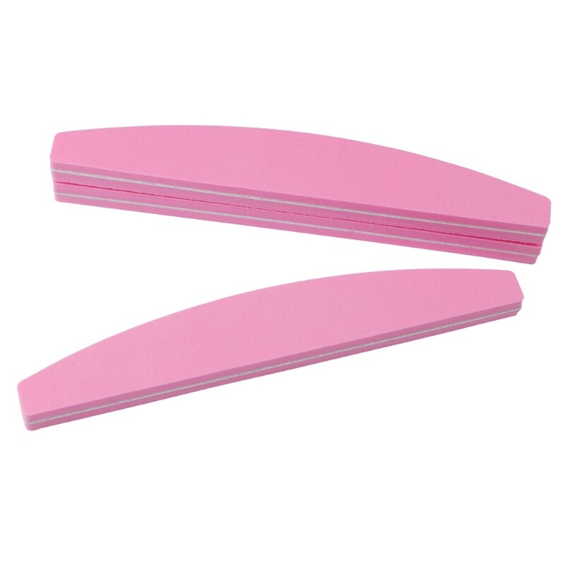 Nail Art Sand Buffer Buffing Tips Manicure Acrylic Gel File Tool 100/ ...