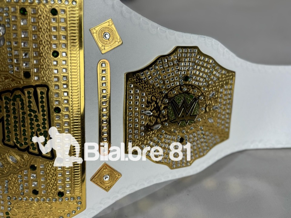 New Crown Jewel Championship Belt 4mm in white pure leather | eBay