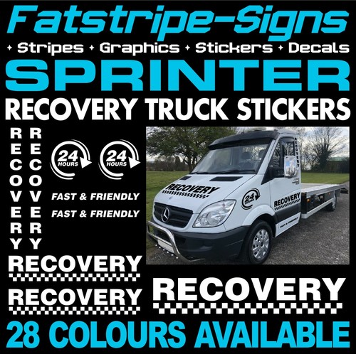 to fit MERCEDES SPRINTER RECOVERY TRUCK STICKERS GRAPHICS DECALS ...