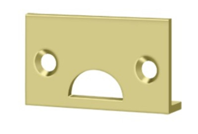 Deltana 178AST Angle Strike Plate for Surface Bolts | Solid Brass | 9 ...