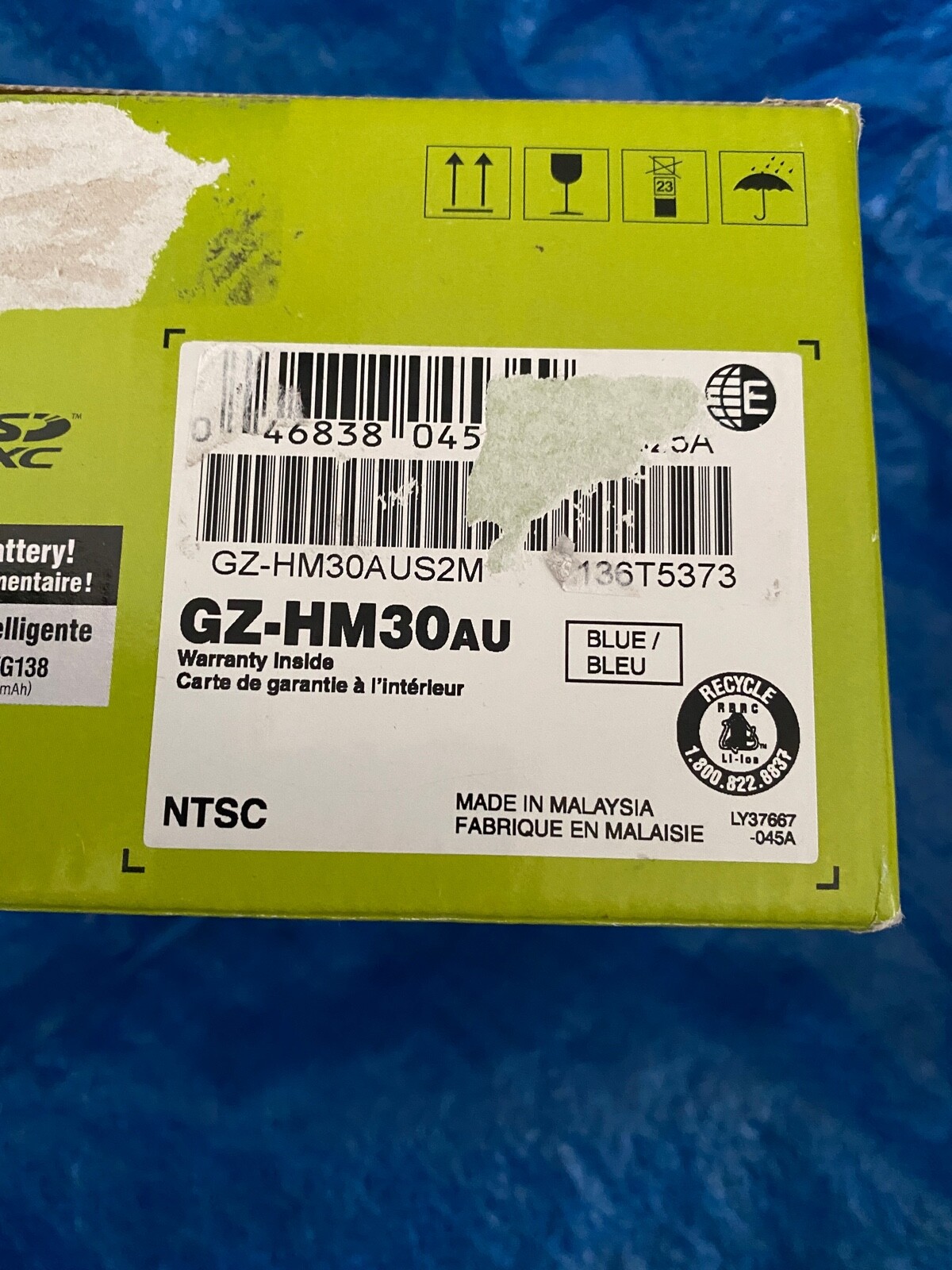 3ah Battery For Jvc Everio Gz-hm30 Hm30seu Gz-hm30sus Gz-hm30u Gz-hm40 ...