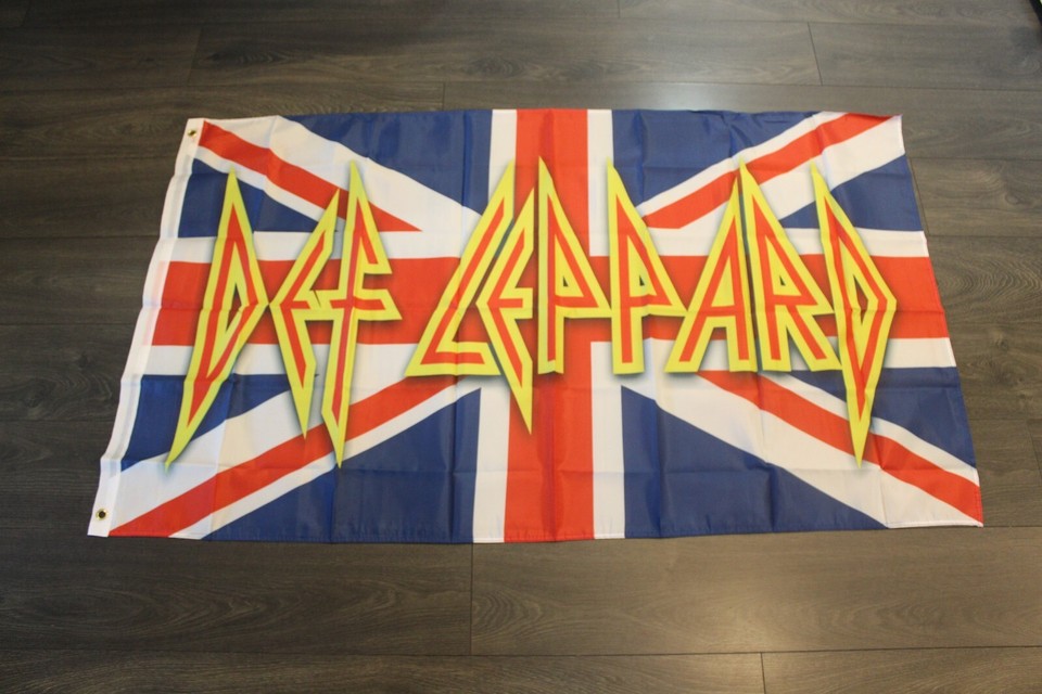 Def Leppard Banner Flag 3x5 80's Hair Metal Rock Band Fan Decor Man ...