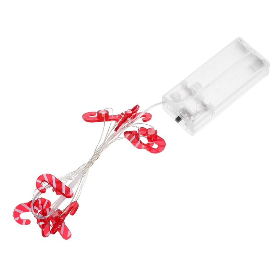 Led Copper Wire String Lights With Candy Cane Design For Christmas ...