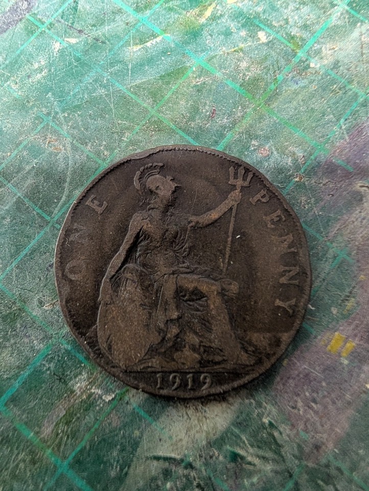 1919 King George V One Penny Coin | eBay UK