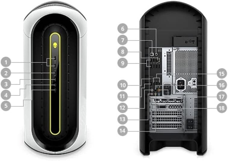 Gaming Alienware R10 Ryzen 9 5900X 32GB RAM 1TB SSD 1TB HDD RTX3070 ...