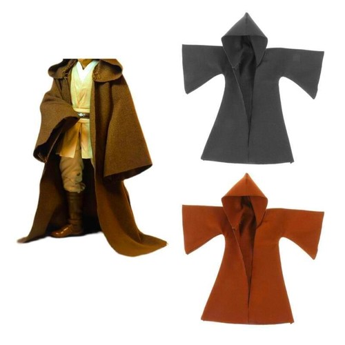 6 Mini Hooded Cloaks for 1:12 Scale Figures - Stylish Action Figure ...