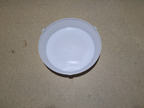 WHITE PLASTIC LENS FOR RECESSED LIGHT FIXTURE - "PIE PAN" SHAPE | eBay