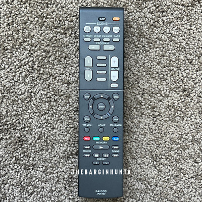 Yamaha AV Receiver Replacement Remote RAV531, RAV532, RAV533, RAV552 ...