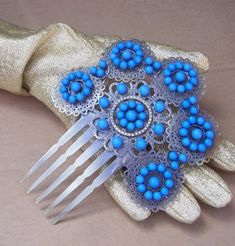 Hair comb peineta Spanish mantilla style hair accessory | eBay