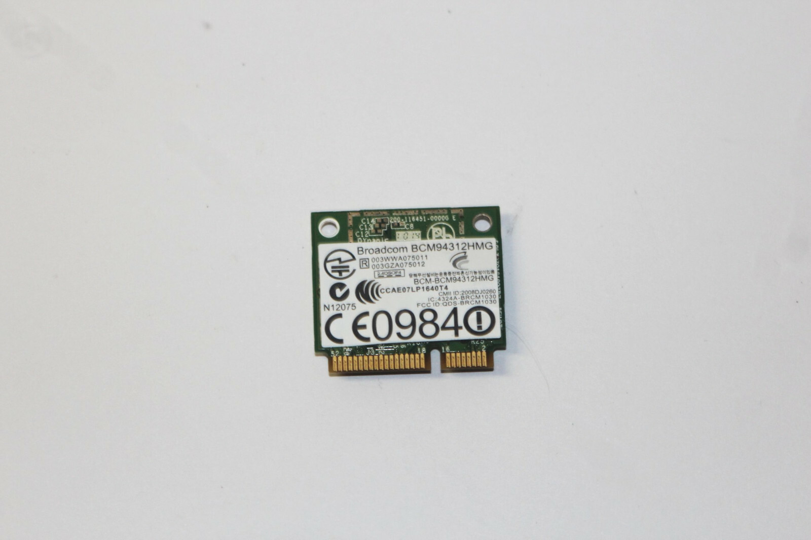 OEM Broadcom Wireless Wifi Card KW770 DW 1397 - Dell Inspiron 1545 1546 ...