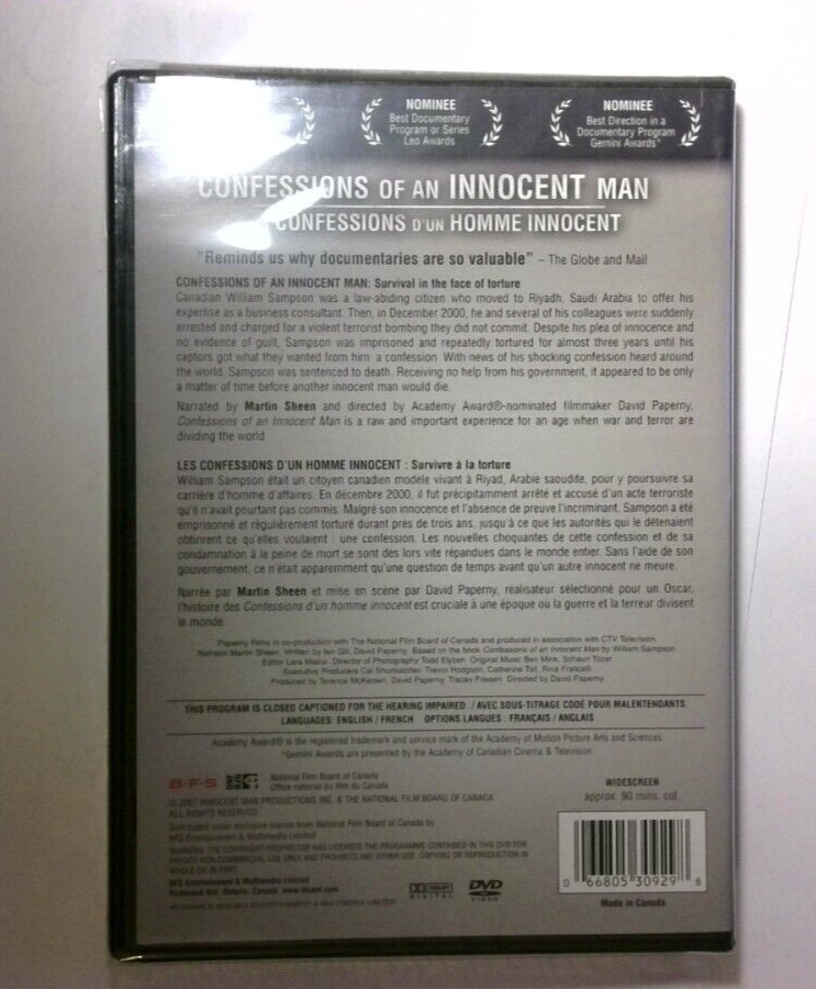 The Confessions of an Innocent Man [DVD New] 66805309298| eBay