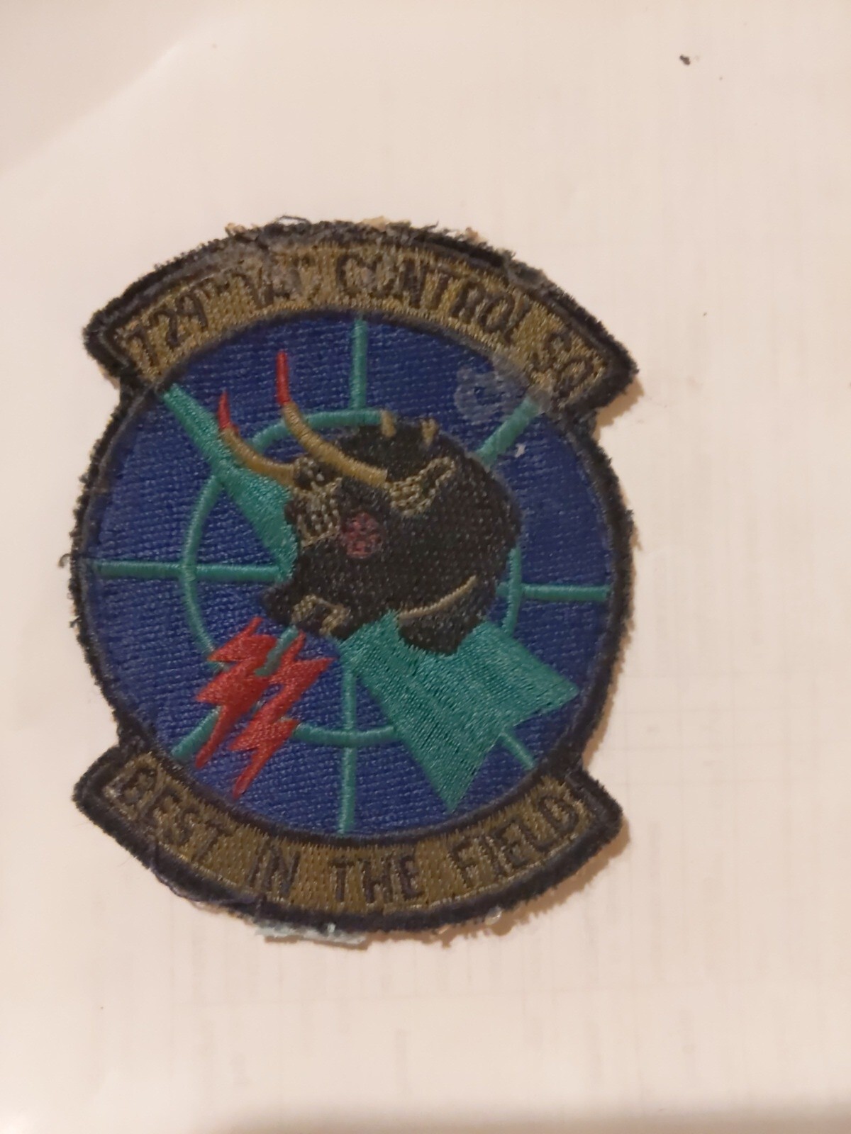 USAF 729th Tactical Control Squadron Patch HILL AFB UT 3 X 2 1/4 Inch ...