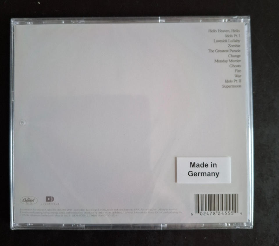 YUNGBLUD IDOLS CD & SIGNED / AUTOGRAPH PRINT WITH HIS HANDWRITTEN SONG ...