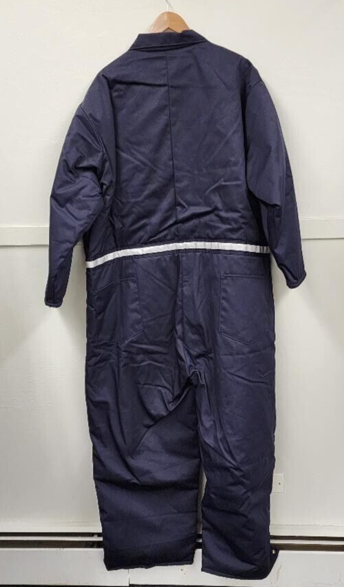 New Topps Safety Apparel Insulated Coverall Reflective Navy Blue Size ...
