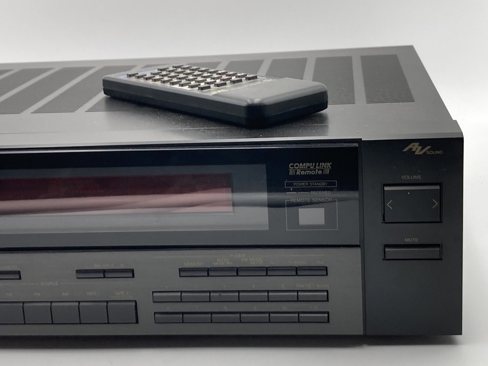 JVC Model RX-403 AM/FM Stereo Receiver Phono Input Tested | eBay