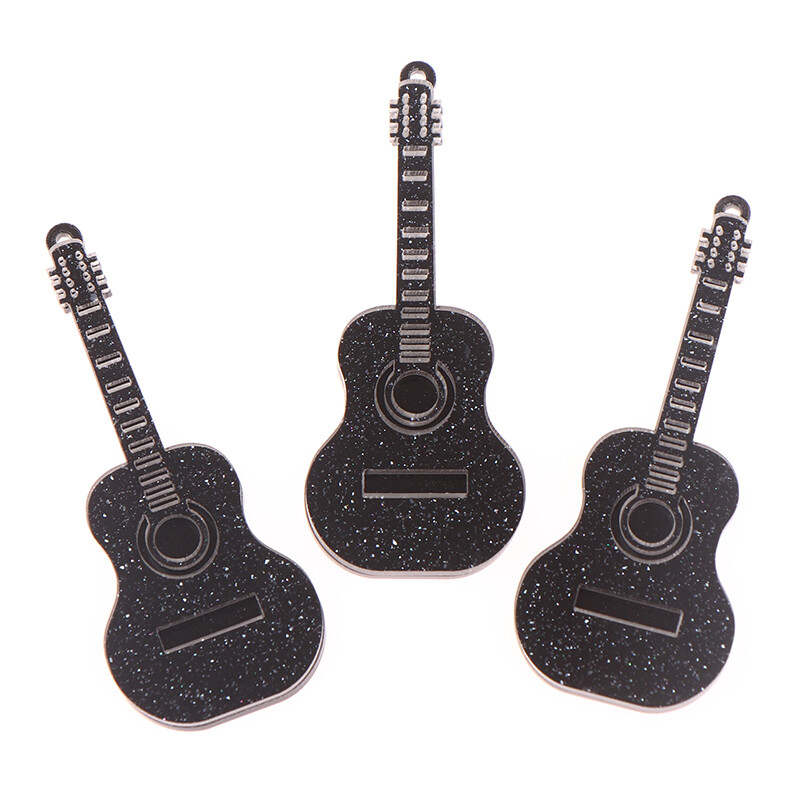 1/12 Dollhouse Guitar Model Dollhouse Musical Instrument Toy Dolls ...