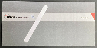 NWA Northwest Airlines Ticket Jacket (9/08) | eBay