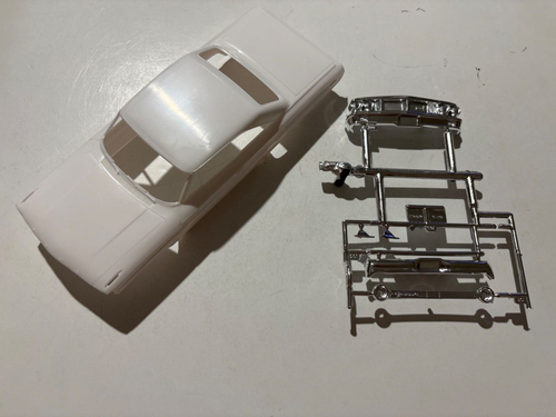 AMT 1964 Ford Galaxie Cal Drag Combo Galaxie Body & Body Chrome ONLY 1/ ...