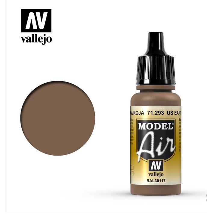 Vallejo Model Air Acrylic Hobby Paints : 17ml Bottles For Airbrushing ...