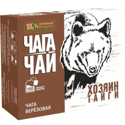 Natural Chaga Tea "The Master of the Taiga" 100 tea bags | eBay