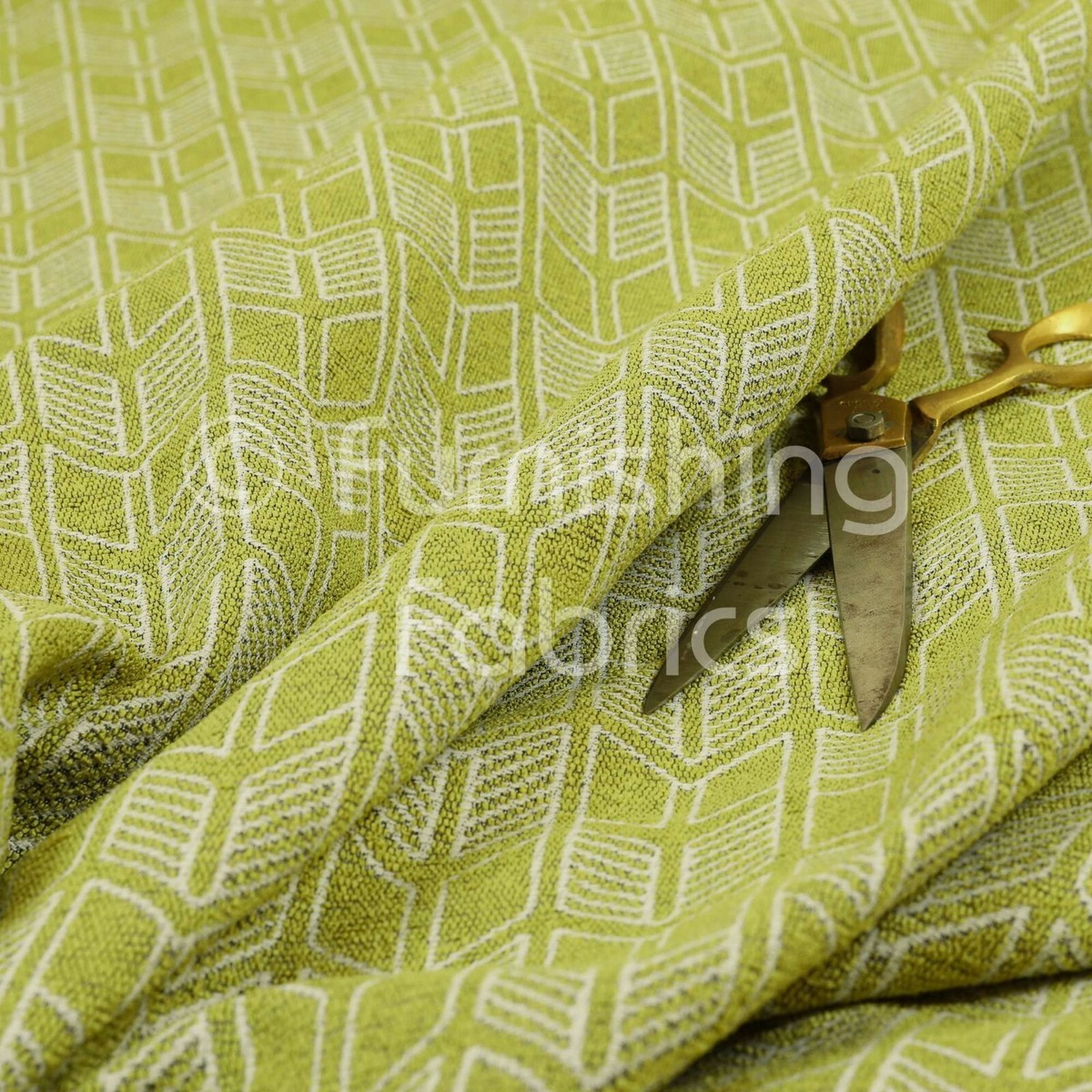 Green Pattern Fabric