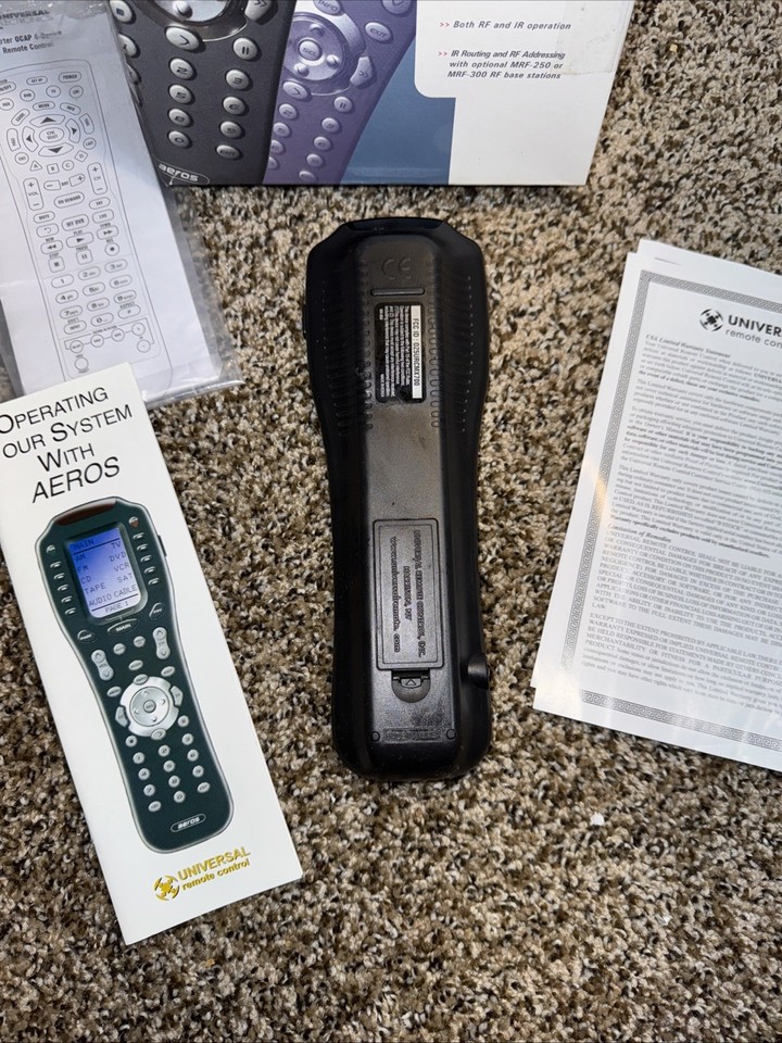 Aeros/Orion MX-850 Programmable Universal Remote Control Tested Works ...