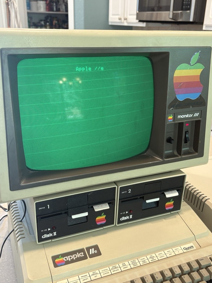 Vintage Apple IIe Computer A2S2 - Power Tested | eBay