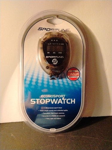 Sportline Econosport 240 Stopwatch NEW Sports Track Running Racing ...