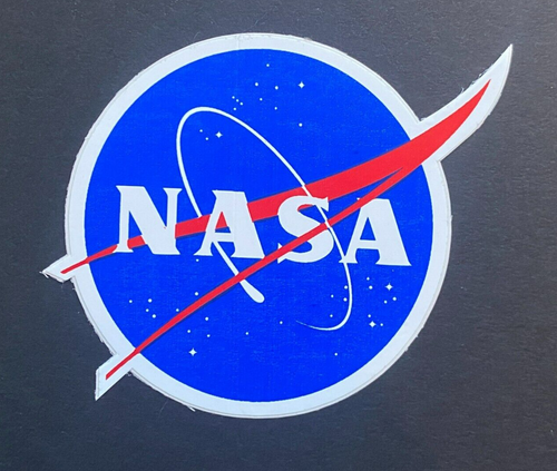 NASA Logo Sticker Round 3 x 4.25" | eBay