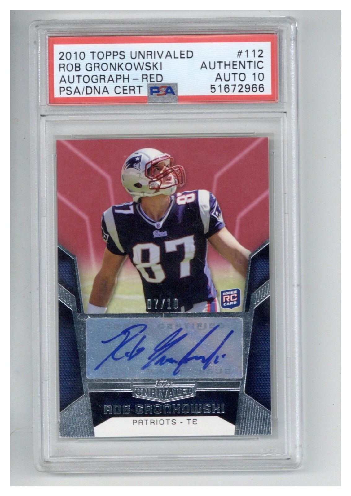 Rob Gronkowski Autographed Memorabilia | Signed Photo, Jersey ...