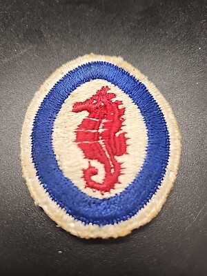 WW2 Vintage US ARMY AMPHIBIOUS TRAINING COMMAND Sea Horse PATCH ...