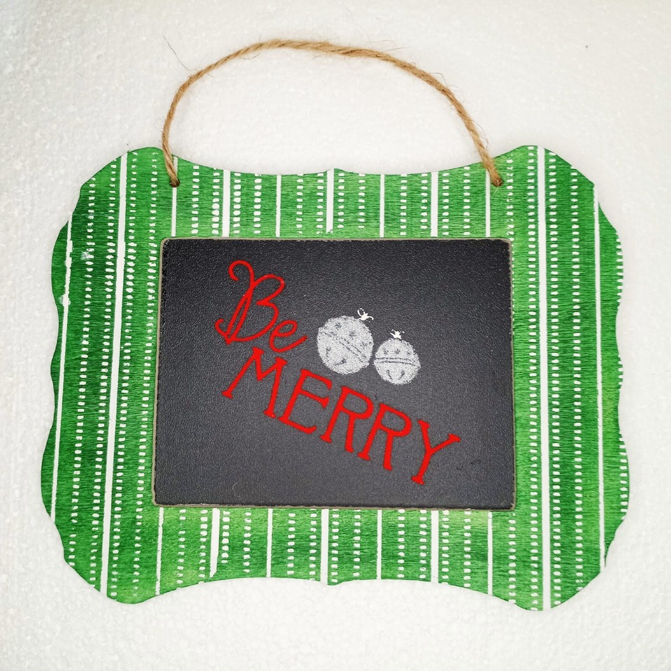 Be Merry Wall Hanger Mini Wood Sign | eBay
