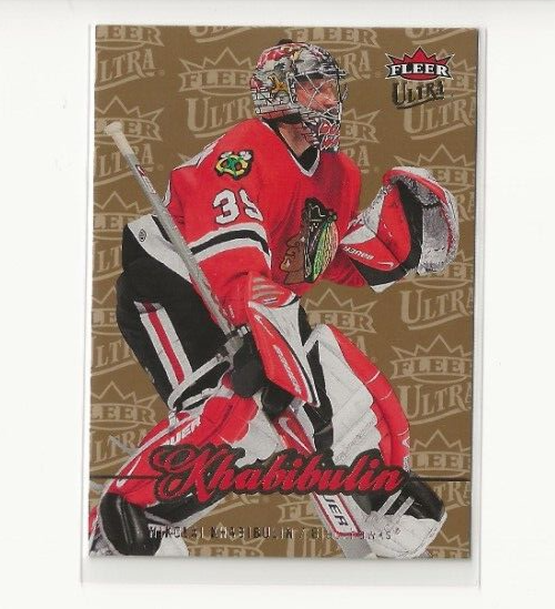 2007-08 Fleer Ultra - Gold Medallion Edition #154 Nikolai Khabibulin ...