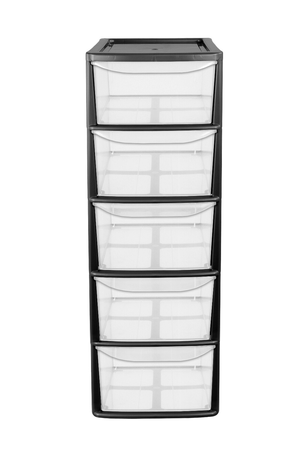 5 Drawer Plastic Storage Tower Unit Chest Home Bedroom Bathroom School ...