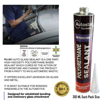 AutoStar Auto Glass Windshield & Metal Sealant Adhesive Urethane ...