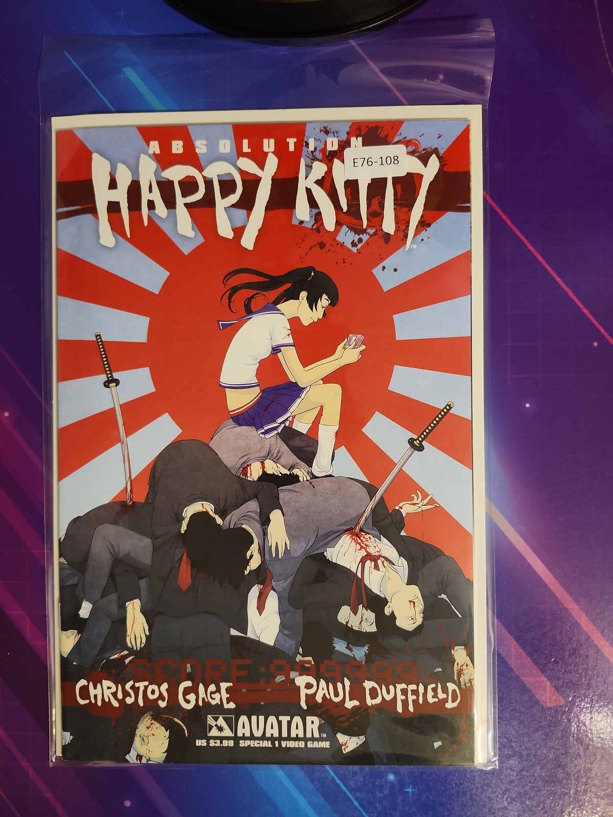 ABSOLUTION: HAPPY KITTY SPECIAL #1B ONE-SHOT 8.0 VARIANT AVATAR PRESS E76-108 | eBay