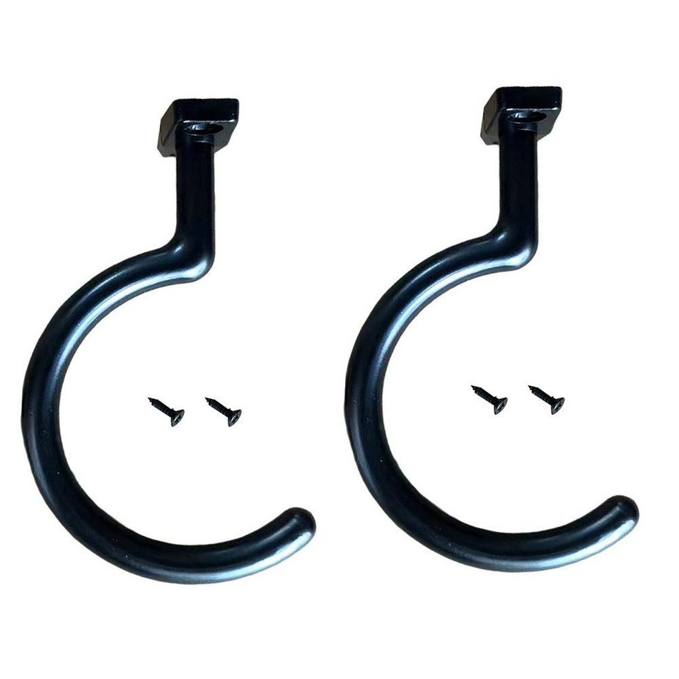 2PCS Iron Billiard Table Hooks with Screws for Triangle Rack and Bridge ...