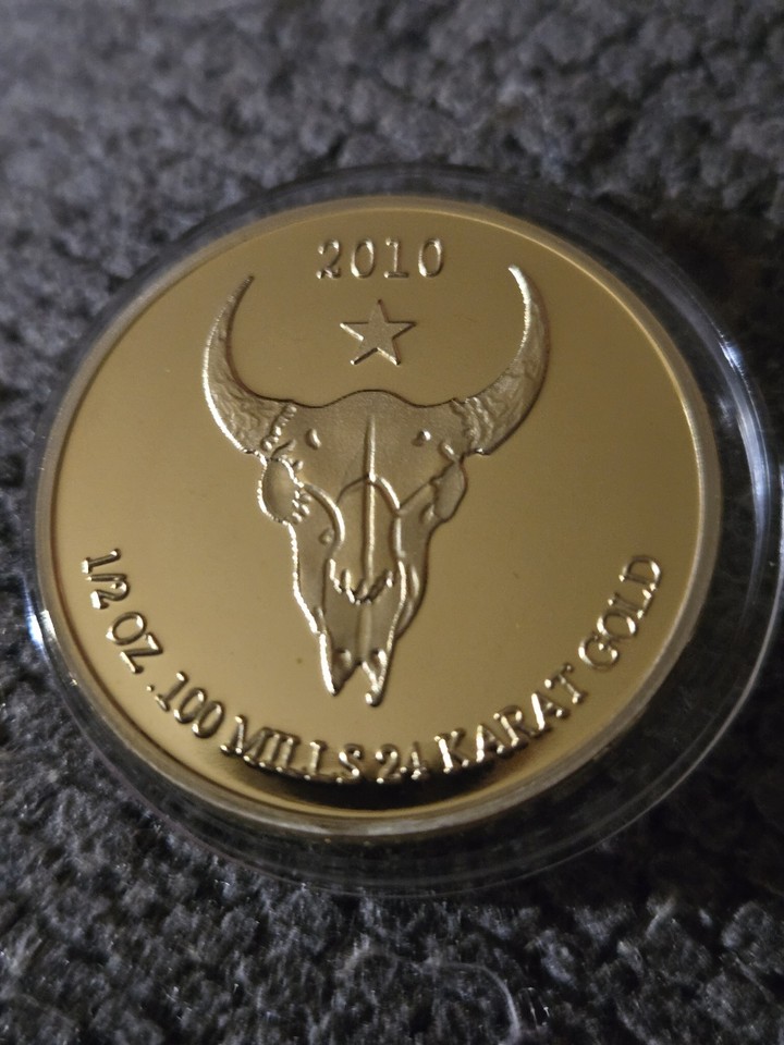 2010 Sitting Bull Coin 24KT Precious Metal Gold | eBay