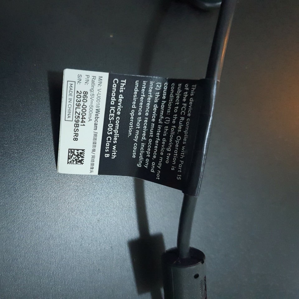 Logitech V-U0018 USB HD 720p Webcam 860-000441 | eBay UK