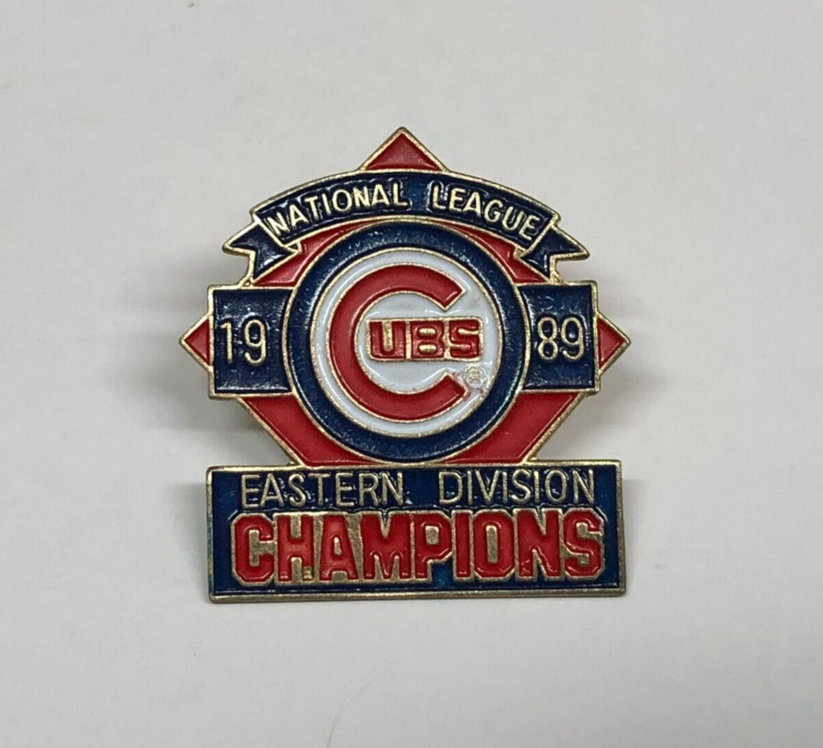 Chicago Cubs 1989 National League Eastern Division Champions Pinback ...