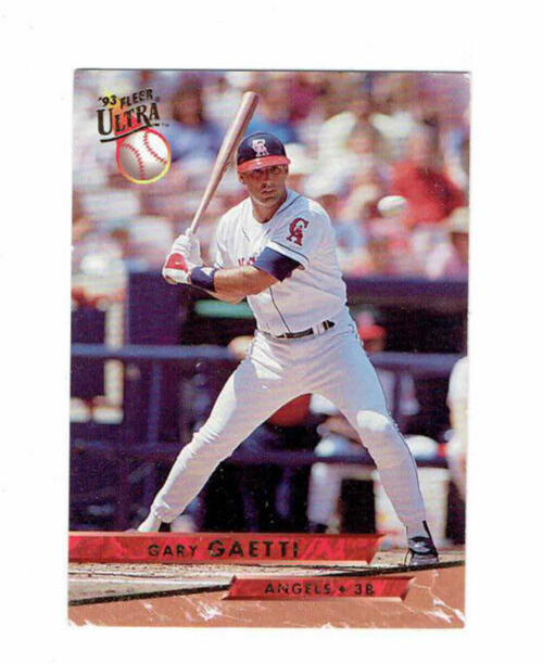 Gary Gaetti California Angels 3B #520 Fleer Ultra 1993 #Baseball Card ...