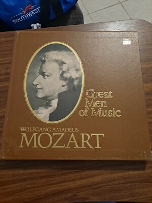 Time Life Great Men of Music Wolfgang Amadeus Mozart 4 LP Set W ...