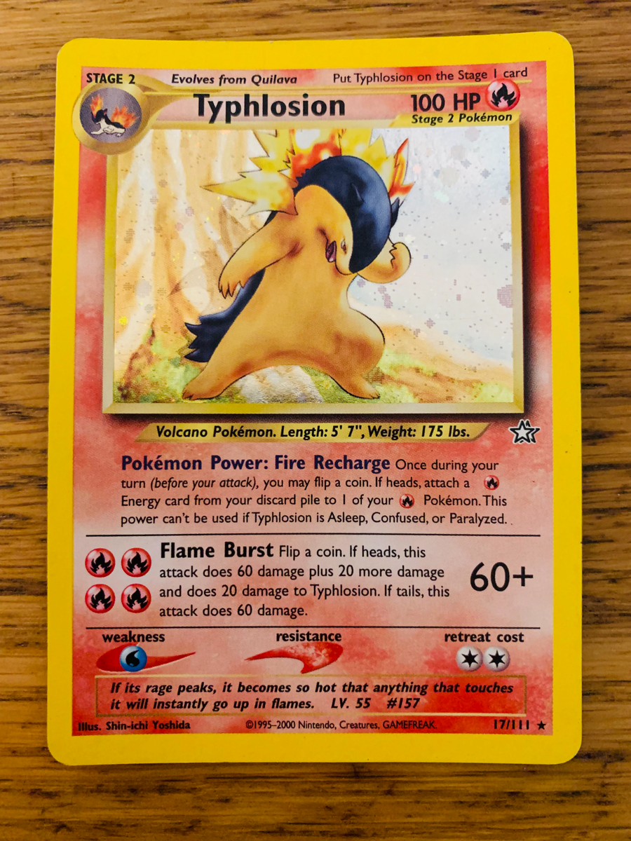 Typhlosion Pokemon Card Sell Typhlosion (Reverse Holo) Japanese