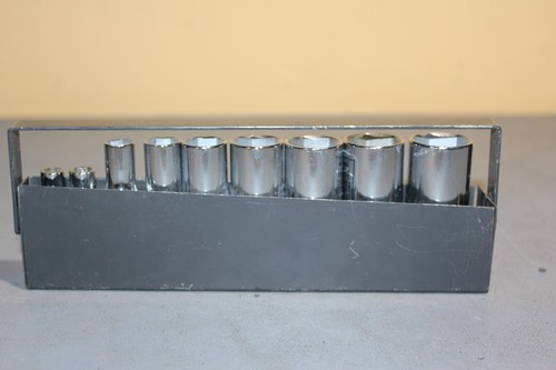 Vintage V Series Craftsman 9 Piece Socket Set 6 pt. Deep Well 3/8 ...