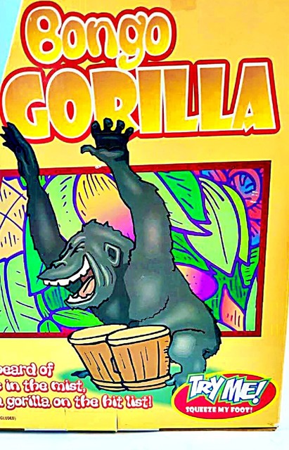 Gemmy Industries Bongo Gorilla Animated 2001 Retired Batteries for sale online | eBay