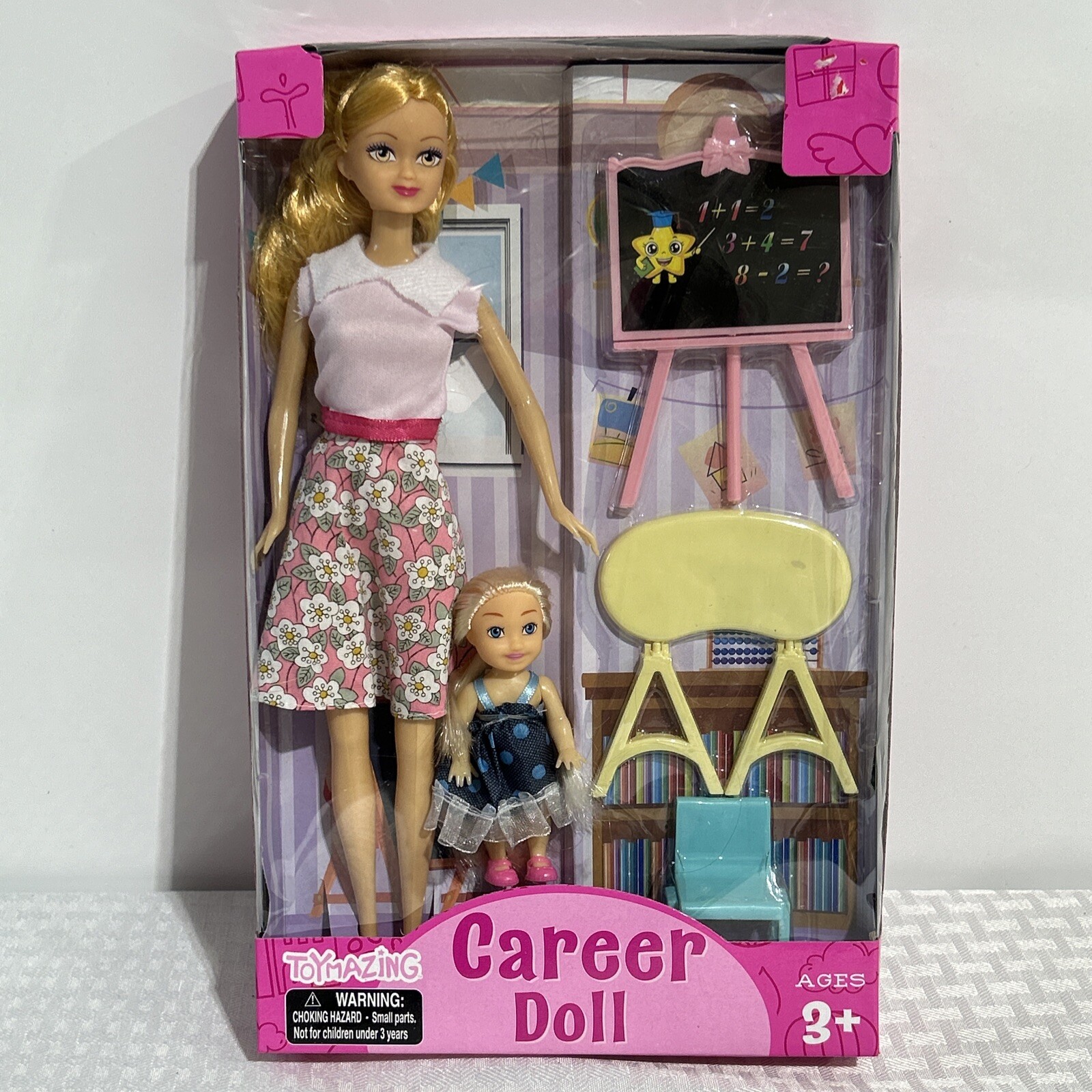 NEW! Career Doll "TEACHER" Fashion Doll With Accessories By Toymazing ...