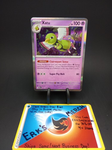 Xatu 072/182 Paradox Rift Holo Rare Pokemon Card | eBay