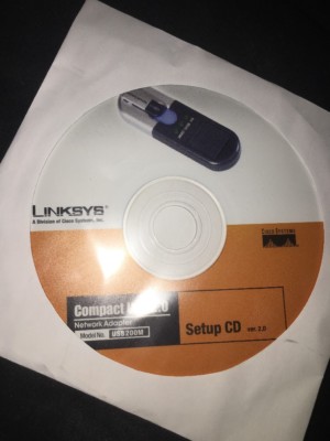 linksys compact usb 2.0 set up cd USB200M | eBay