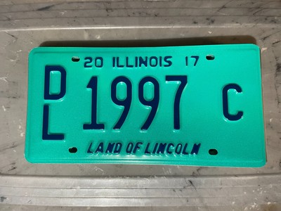 ILLINOIS DEALER LICENSE PLATE 2017 17 DL 1997 C | eBay